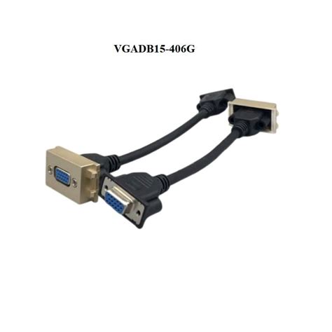 Panel Chassis Mount 128 Type Vga Db9 Db15 Dvi Golden Connector Module