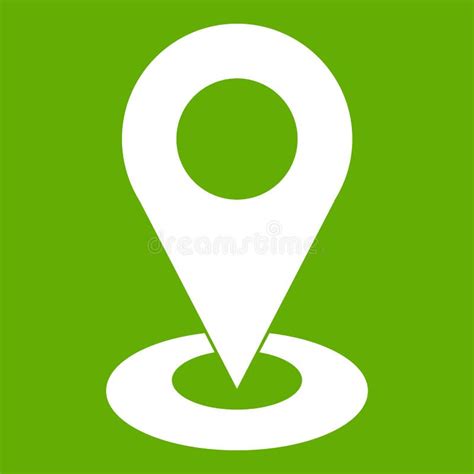 Map Pointer Icon Green Stock Vector Illustration Of Element 102341313