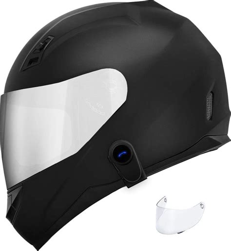 Motorcycle Helmet Bluetooth Gdm Ghost Mark Ii ~ Chrome Helmet