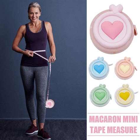 Waist Measuring Tape Adhesive Small Measure Metric Macaron Mini Tape
