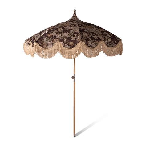 Parasol Vintage Avec Franges Et Imprimé Floral Hk Living