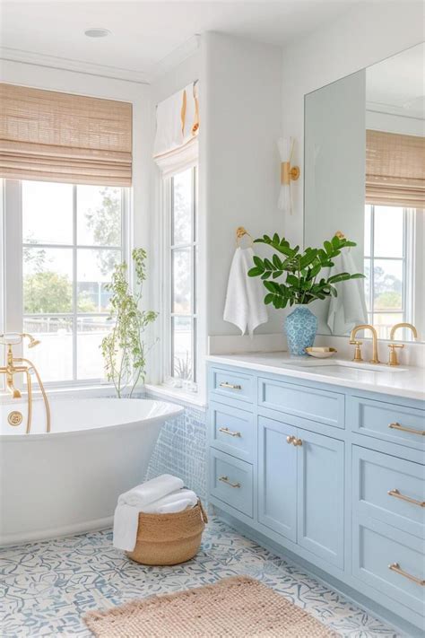40 Inspiring Coastal Bathroom Ideas For Your Home Makeover Beach