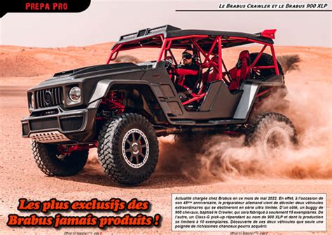 Le Brabus Crawler Et Le Brabus 900 Xlp