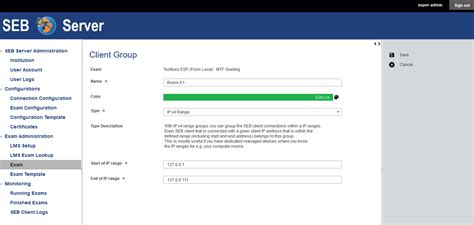 Seb Client Groups — Seb Server Documentation