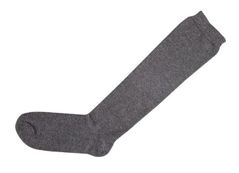Organic Cotton Knee High Socks In White Or Grey
