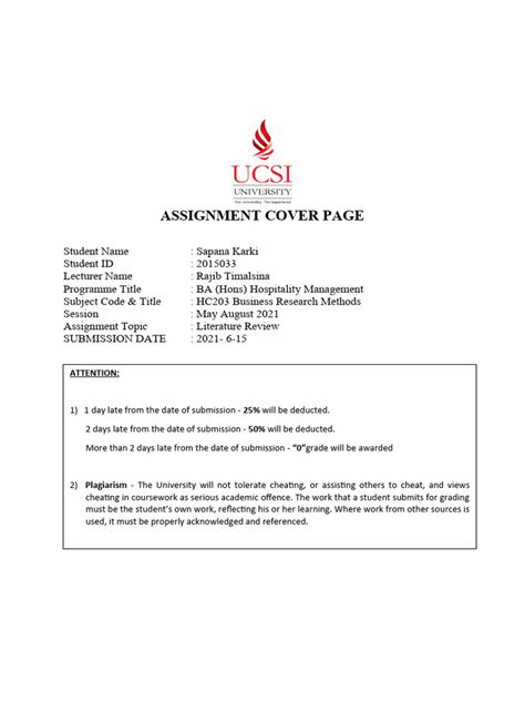 Business Research Assignment 1 Pdf