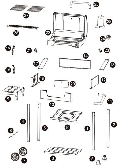 Royal Gourmet Cd1824g Barbecue Charcoal Grill Installation Guide