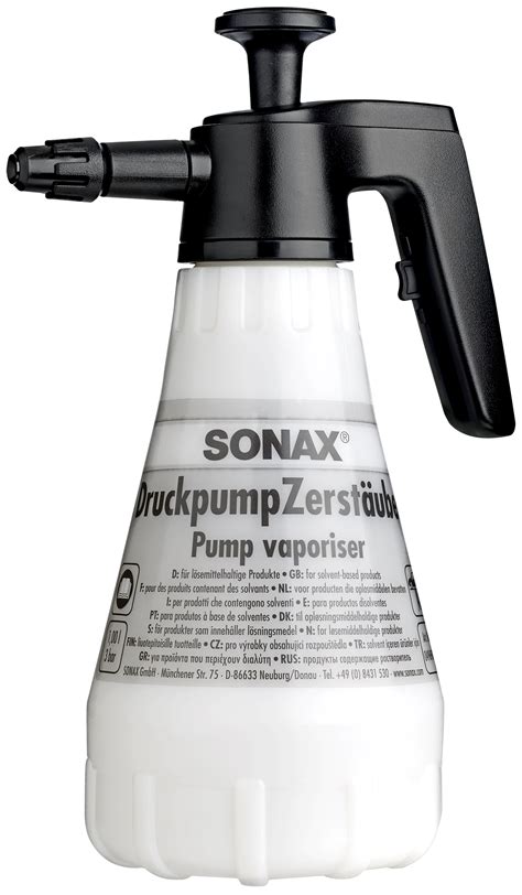 Sonax Šķīdinātāju Izsmidzinātājs Ar Pumpi Sonax