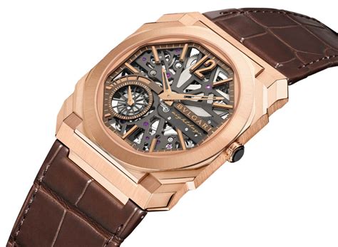 Bulgari Presents The Octo Finissimo Skeleton 8 Days Montenapo Daily Watch