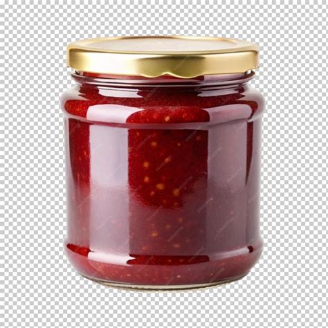 Basic Jam Jar On Transperent Background Premium Ai Generated Psd