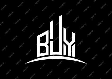 Premium Vector Letter Bjy Building Vector Monogram Logo Design Template Building Shape Bjy Logo
