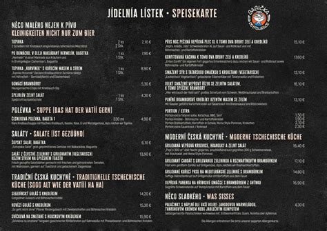 Menu Restaurant Babicka