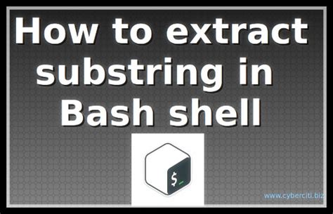 How To Extract Substring In Bash Nixcraft