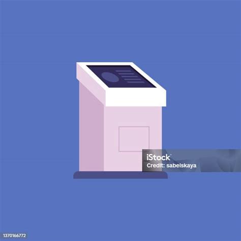 Panel Kontrol Interaktif Untuk Pabrik Pintar Ilustrasi Vektor Datar Terisolasi Ilustrasi Stok