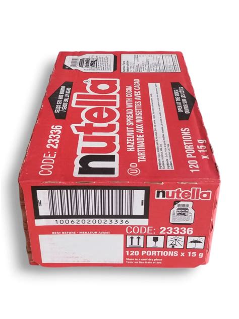 Nutella Hazelnut Spread With Cocoa Single Portion Packets 120x15g 0