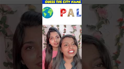 Guess The City Challenge Ramya Vasudev Shorts Ytshorts