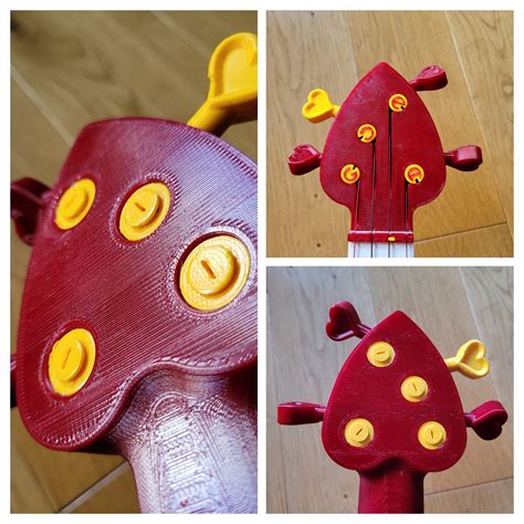 Heart Shaped Ukulele Fully Printable By Tomek Download Free Stl