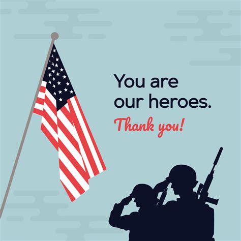 Free Vfw Day Greeting Card Vector Template To Edit Online