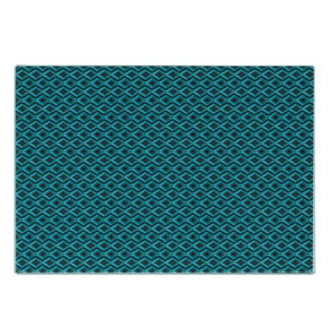 Ambesonne Abstract Tempered Glass Cutting Board Complex Geometric