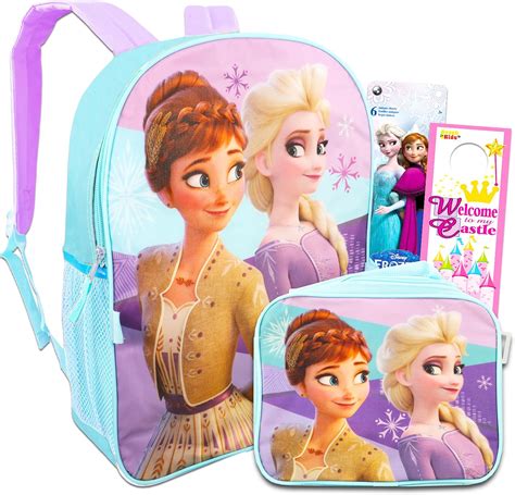 Disney Frozen Backpack Set For Girls ~ Deluxe 15 Frozen 2 Backpack