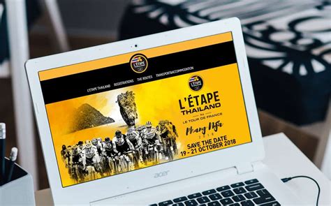 ตัวอย่างผลงานทำเว็บไซต์ Letape กีฬาจักรยาน Letape