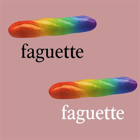 Funny Baguette Pride Png Faguette Clipart French Joke Design