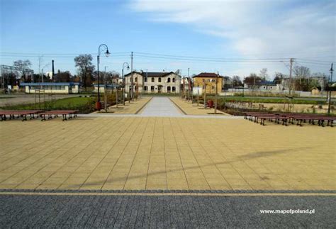 Mapa Mrozów Z Ulicami Plan Miasta Mrozy