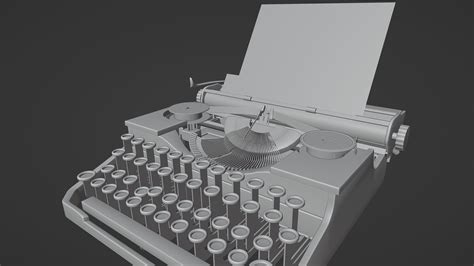 Typewriter Animated To Any Text You Type Geometry Nodes 3d Model