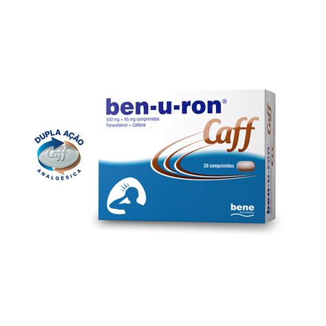 Ben U Ron Caff 20 Comprimidos Pharmacare A Sua Parafarmácia Online