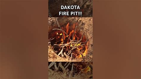How To Make A Dakota Fire Pit Camping Survival Bushcraft Outdoors