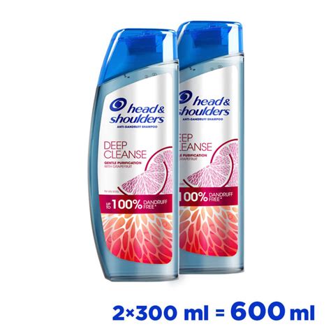 Head And Shoulders Deep Cleanse Gentle Purification Sampon 2x3