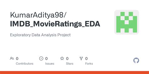 GitHub KumarAditya IMDB MovieRatings EDA Exploratory Data Analysis Project