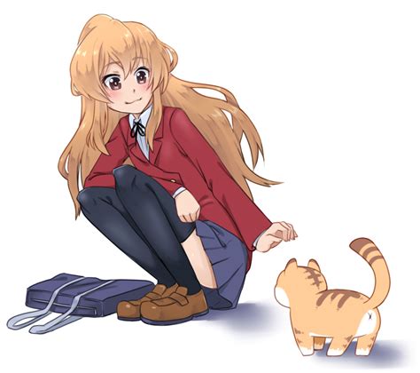 Safebooru 1girl Aisaka Taiga Anus Bag Blonde Hair Brown Eyes Full
