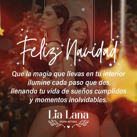 Lia 🎄 ¡feliz Navidad De Parte De Lia Lana 🎄 En Esta época Mágica Queremos Agradecerte Por