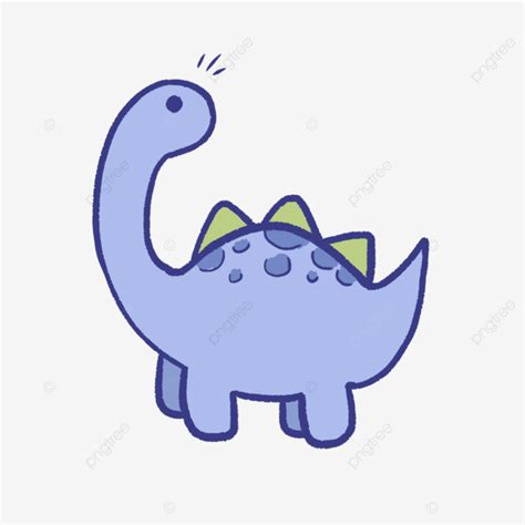 可愛的恐龍簡單插圖 恐龍 塗鴉 古老的素材圖案，psd和png圖片免費下載