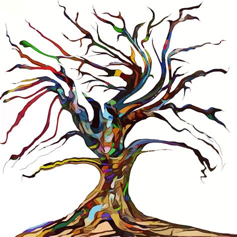 Abstract Art Tree