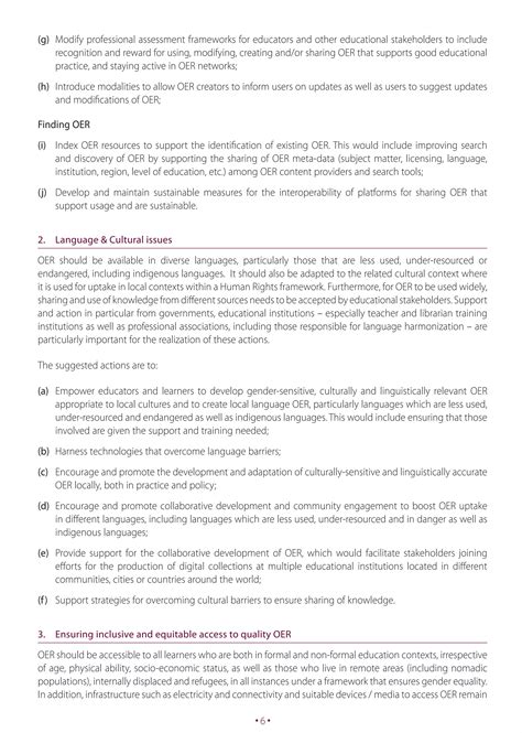 Ljubljana Oer Open Education Resources Action Plan Pdf