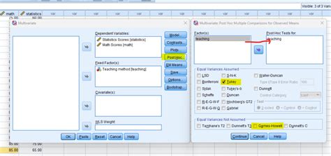 One Way MANOVA In SPSS Explained Performing Reported