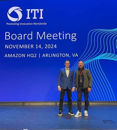 Brian Huseman On Linkedin I Was Honored To Host The Information Technology Industry Council Iti …