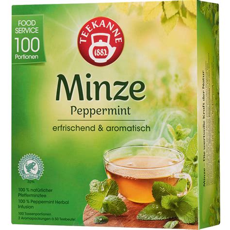 Teekanne Pfefferminze Tee 100 Portionen Office Discount