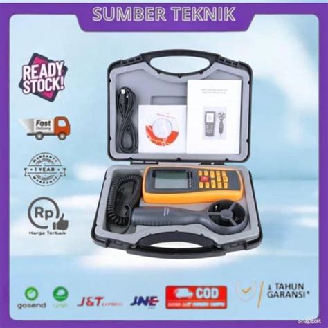 Jual Anemometer Data Logger Usb Benetech Gm8902 Wind Anemo Meter Tester