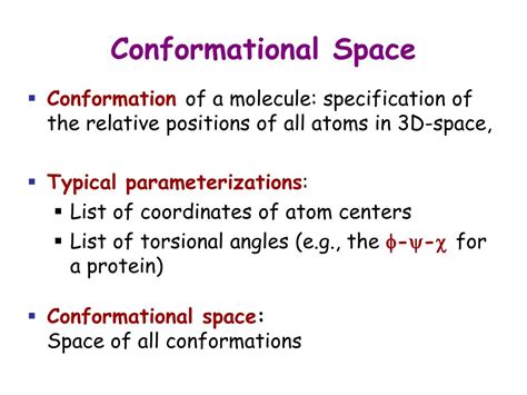Ppt Conformational Space Powerpoint Presentation Free Download Id 4784811