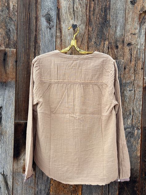 Dylan Lea Blouse Terra Cotta Island Farm