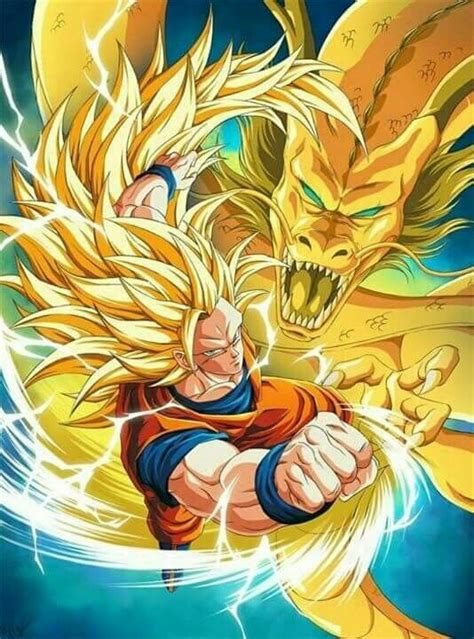 Super Saiyan 3 Goku Dragon Fist