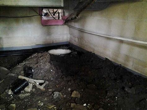 Basement Waterproofing Flooded Crawl Space Now Encapsulated With