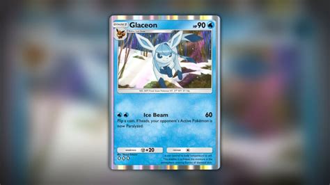 Glaceon Space Time Smackdown 46208 3 Diamonds Pokémon Tcg Pocket