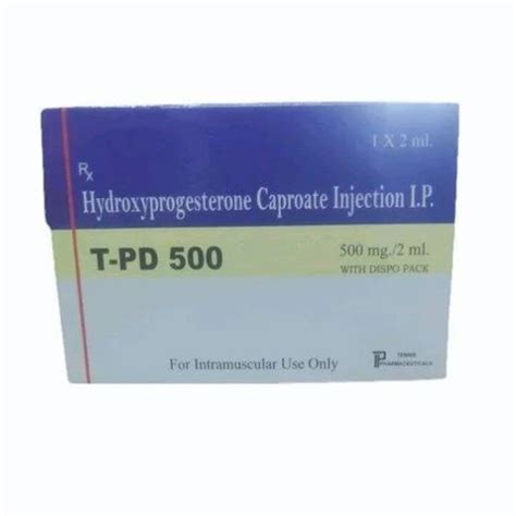 Hydroxyprogesterone Caproate Injection Ip Packaging Type Box