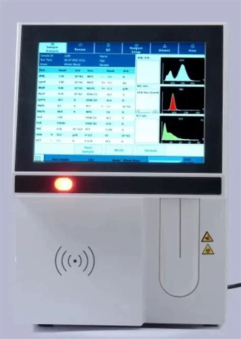 Semi Automatic Veterinary Three Part Hematology Cell Counter Analyzer