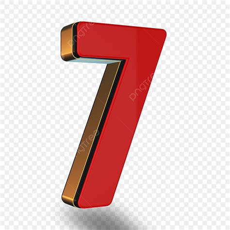 Number 7 Red