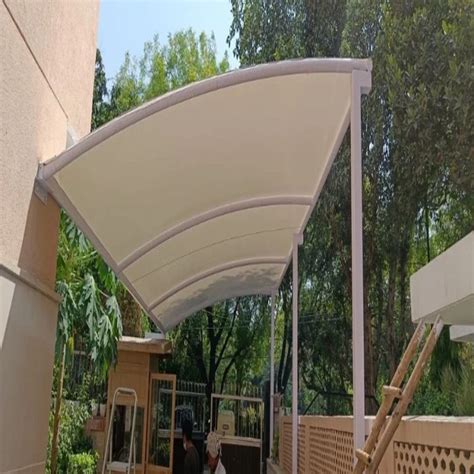 Pvc White Car Parking Awning Shed Manufacturer And Seller In Sonipat Ak